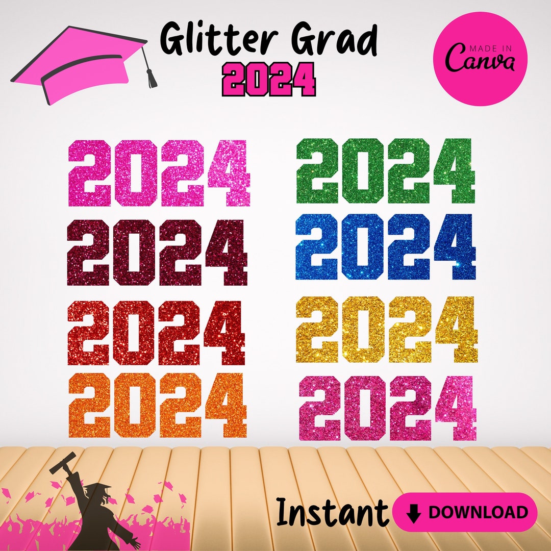 Class of 2024 SVG, DXF, PNG, Pdf, Graduation 2024 - Etsy