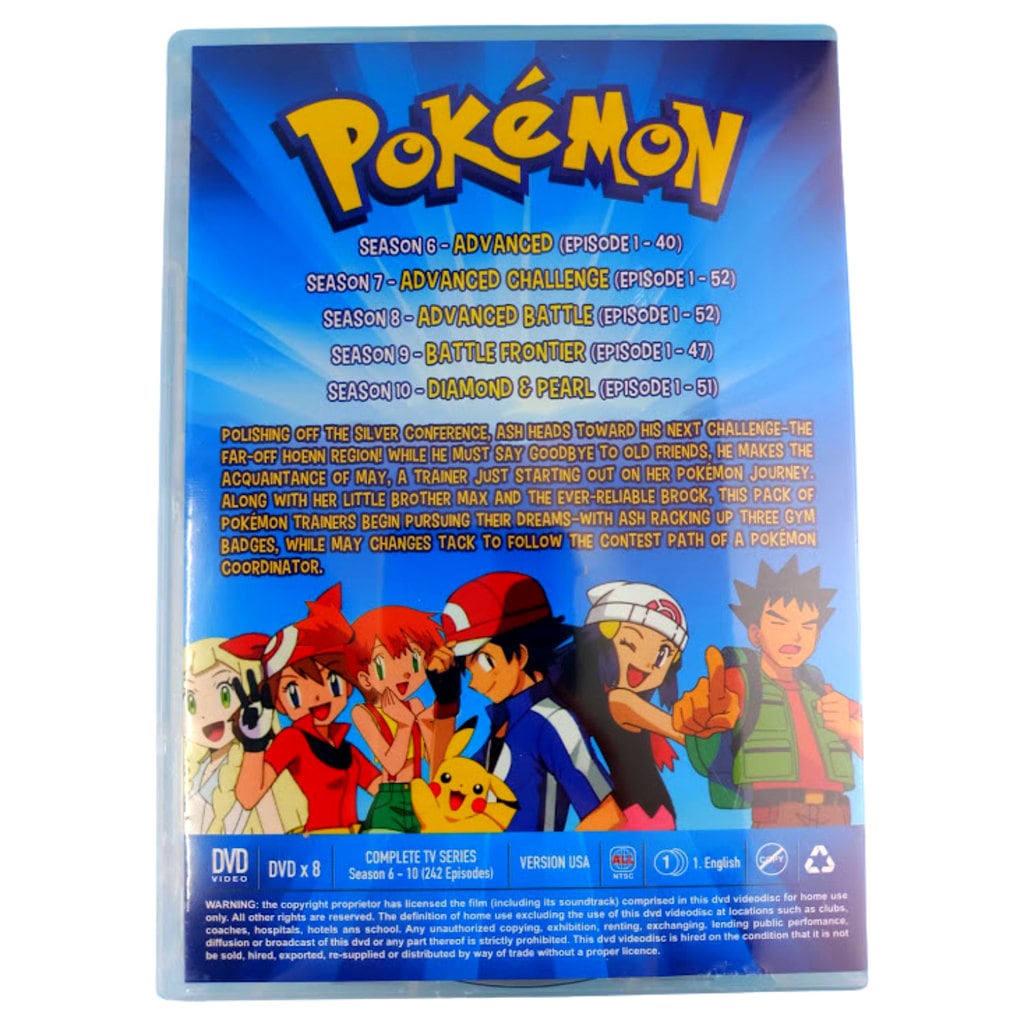 Pokemon season 1-20 Complete Set TV Series DVD - Etsy