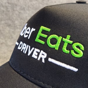 Embroidered Uber Eats Driver Hat - Etsy