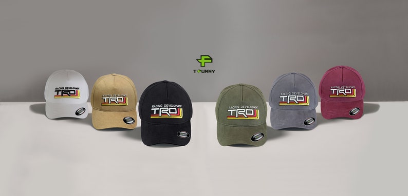 TRD Embroidered Hat Toyota Racing Development Toyota Racing - Etsy