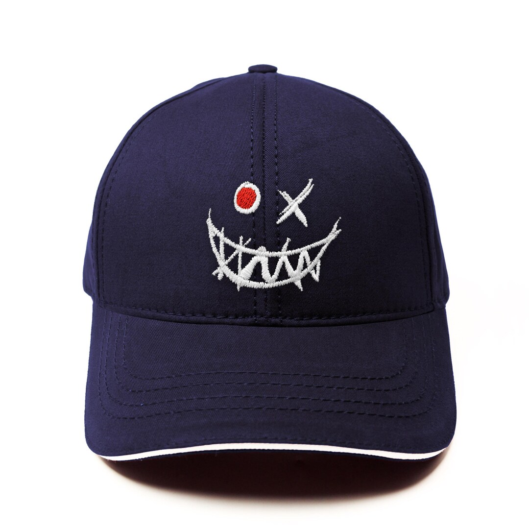 XO Smile Embroidered Hat - Etsy