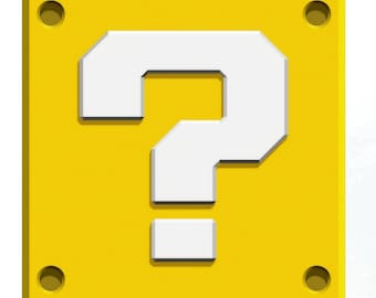 Super Mario Lucky Block Video Game Classic Kid Nerd Sticker - Etsy