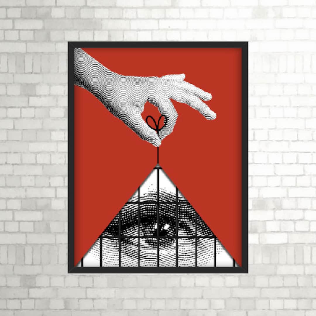 Dictatorship Concept With Prison Poster Print Wall Art Home - Etsy