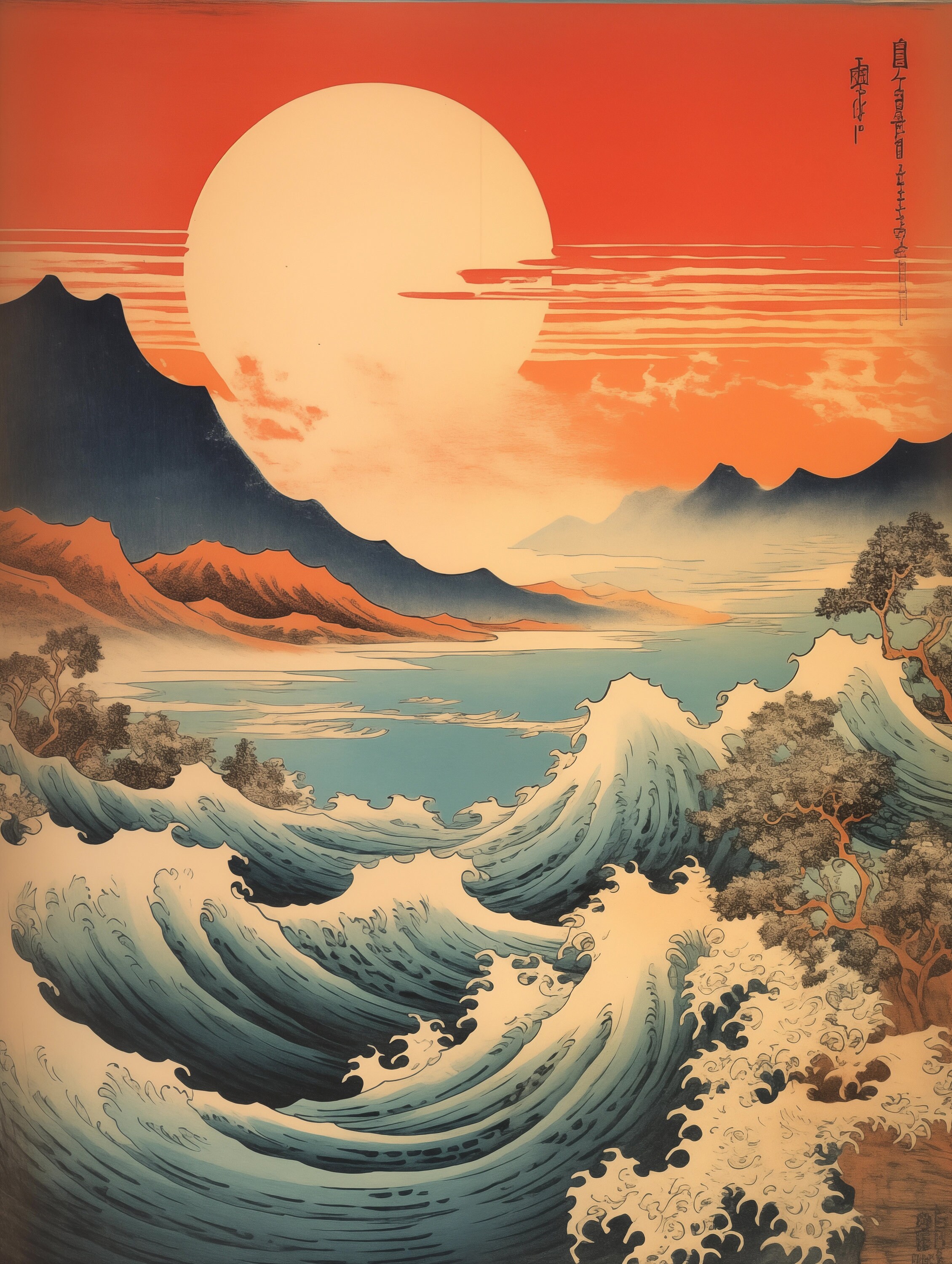 Japan Art Tsuchiya Koitsu Evening at Ushigome Koitsu Art Print Ukiyo-e Art Edo Period Japanese ...