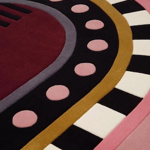 Oval Shape Colourful Designer Large Rug Hand Tufted Hand Made Rug for ...