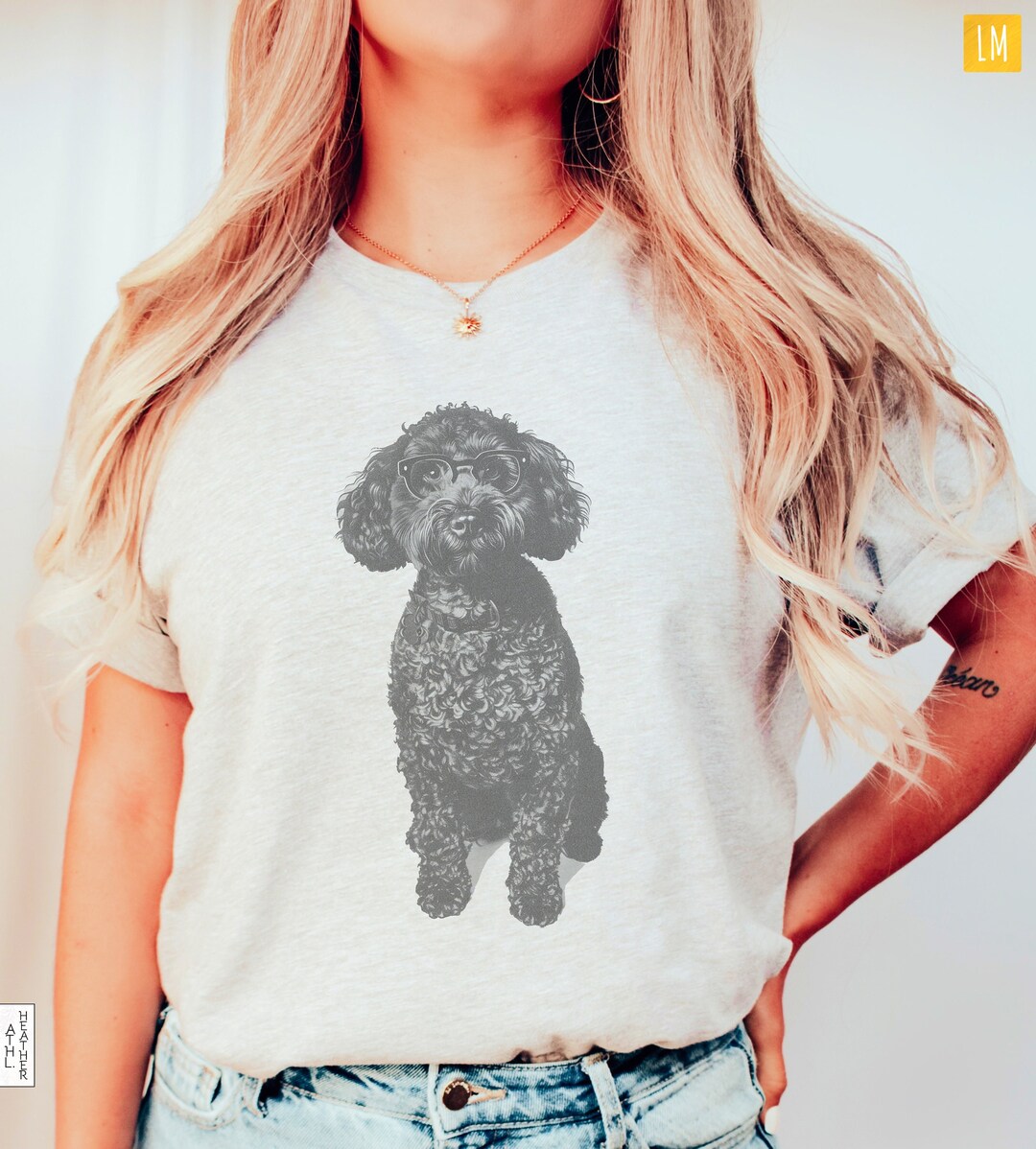 Cute Cockapoo Glasses Shirt, Dog Mom Dad Gift, Funny Puppy Tee, Soft ...