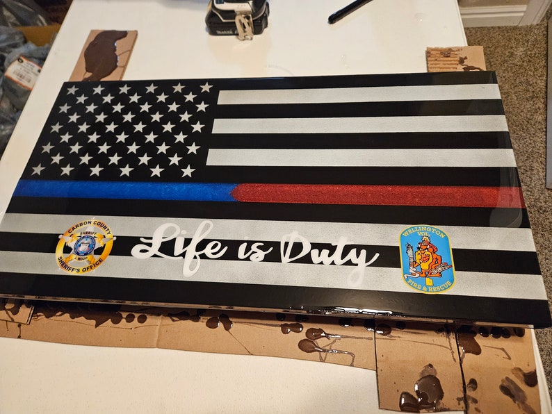 Epoxy Flags - Etsy