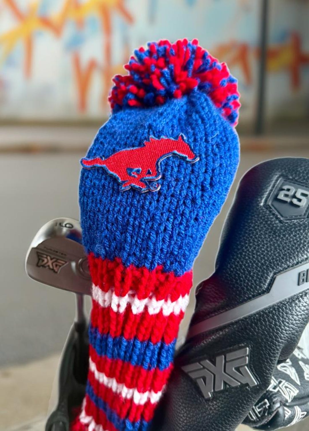 Southern Methodist University SMU MUSTANGS Texas Custom Golf Club Cover ...