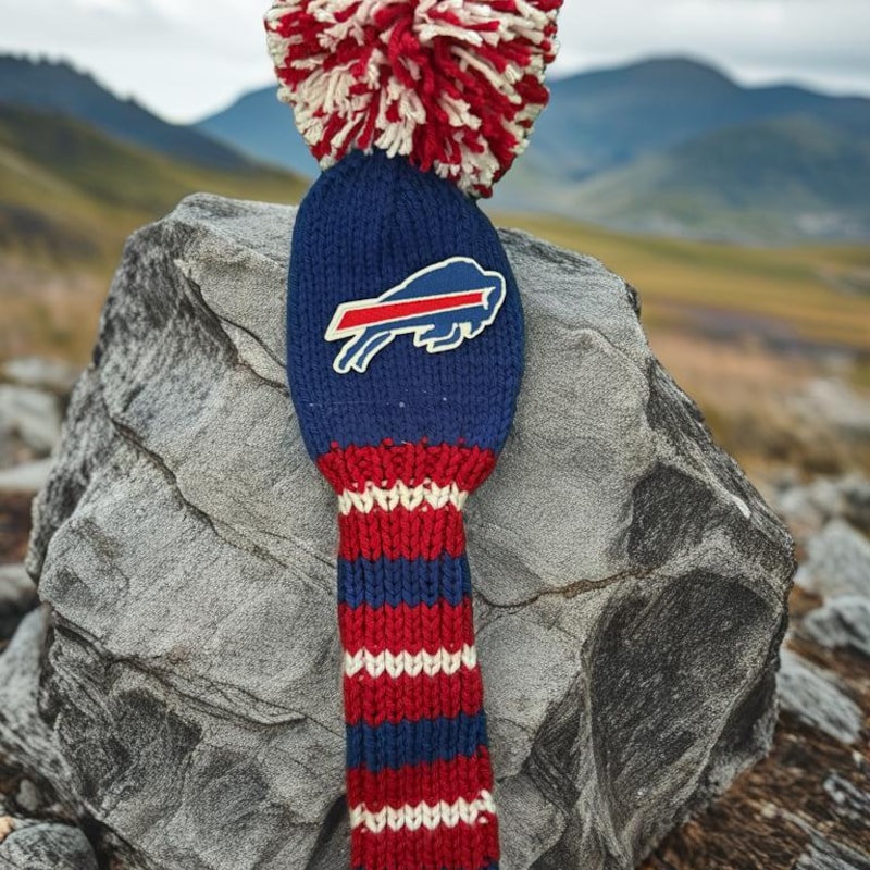 Golf Club Covers Red Knit - Etsy