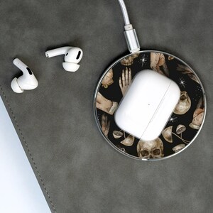 Skeleton Art Mobile Charger 15W Wireless Charging Witchcraft Pad - Qi ...