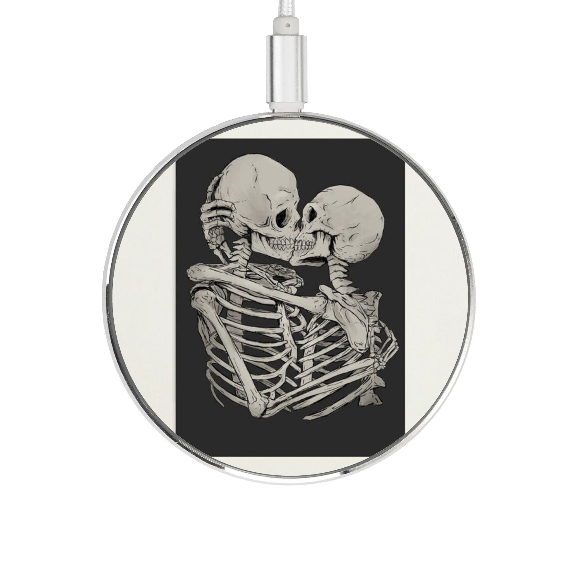 Skeleton Art Mobile Charger 15W Wireless Charging Witchcraft - Etsy