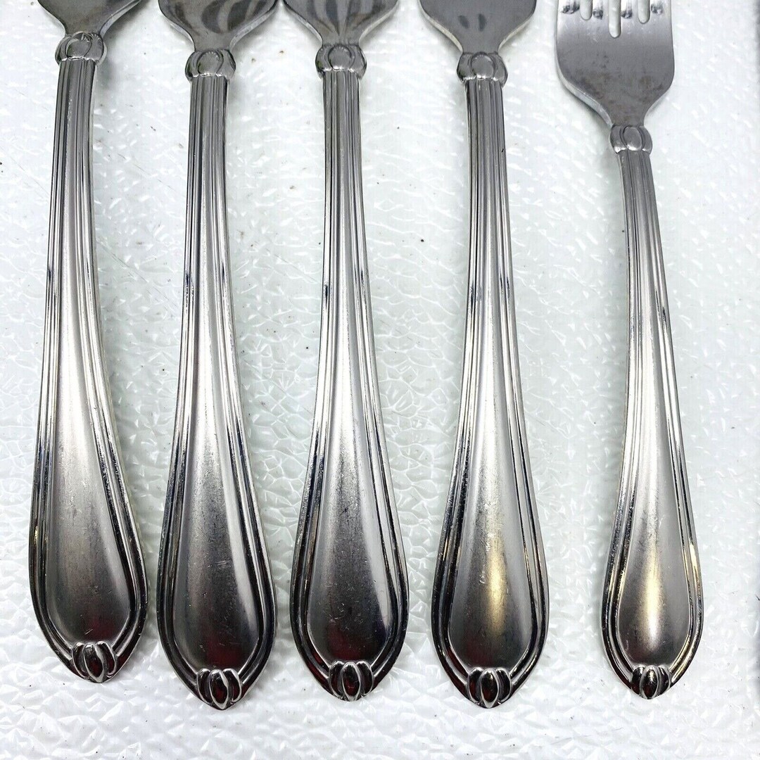 Lenox CHANDELLE Stainless 18/10 Glossy Flatware 15 Pieces - Etsy