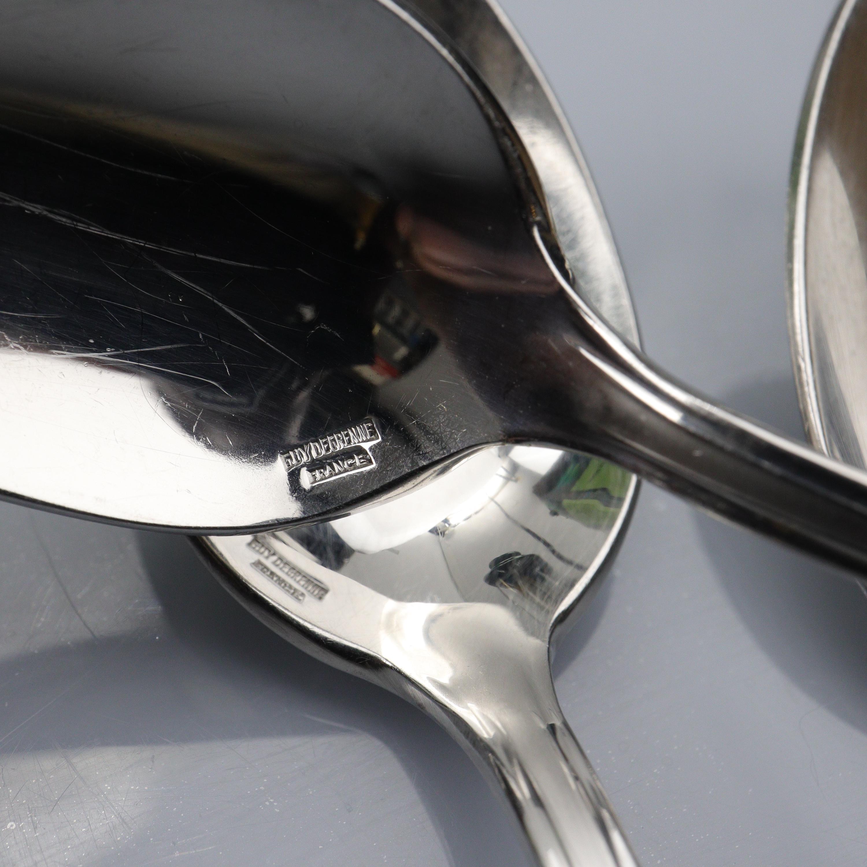 Guy Degrenne VERLAINE/CONFIDENCE 3 Solid Serving Spoons 8 1/8" Length ...