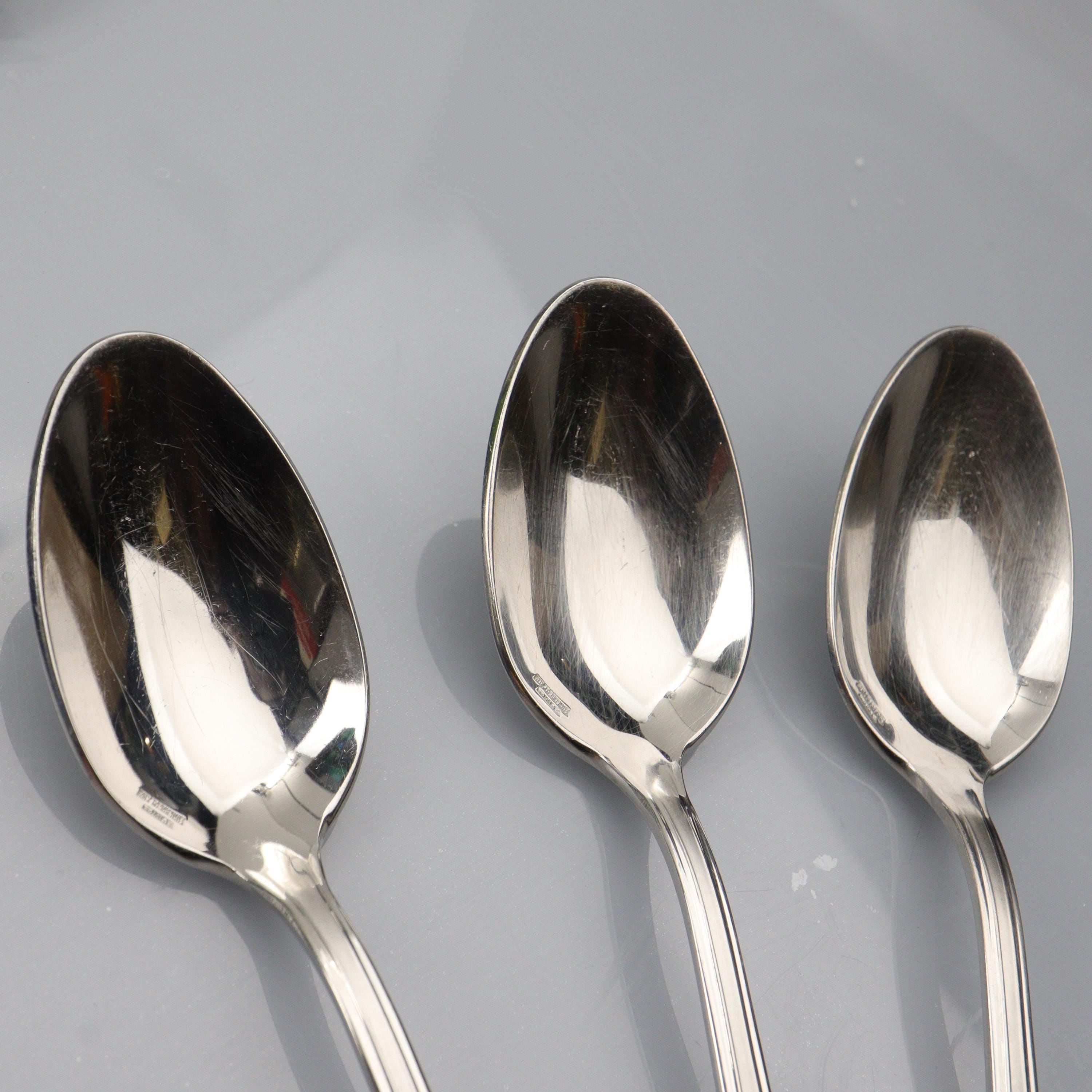 Guy Degrenne VERLAINE/CONFIDENCE 3 Solid Serving Spoons 8 1/8" Length ...