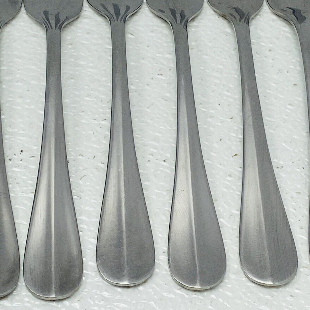 International Stainless Silverware SIMPLICITY 8 Salad Forks 7 1/4 Length - Etsy