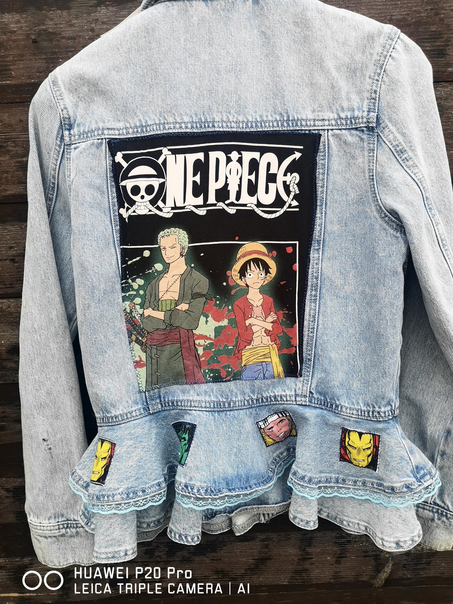 Reworked Upcycled Denim Jacket Sz10 - Etsy