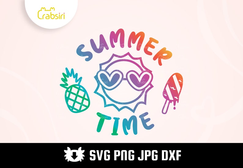 Summer Time Svg Tropical Leaves Svg Pink Flamingo Svg File for Summer ...
