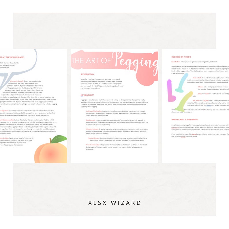 THE ART of PEGGING How to Prepare for a Sexual Experience That's Sure to Spice up Your Sex Life ...