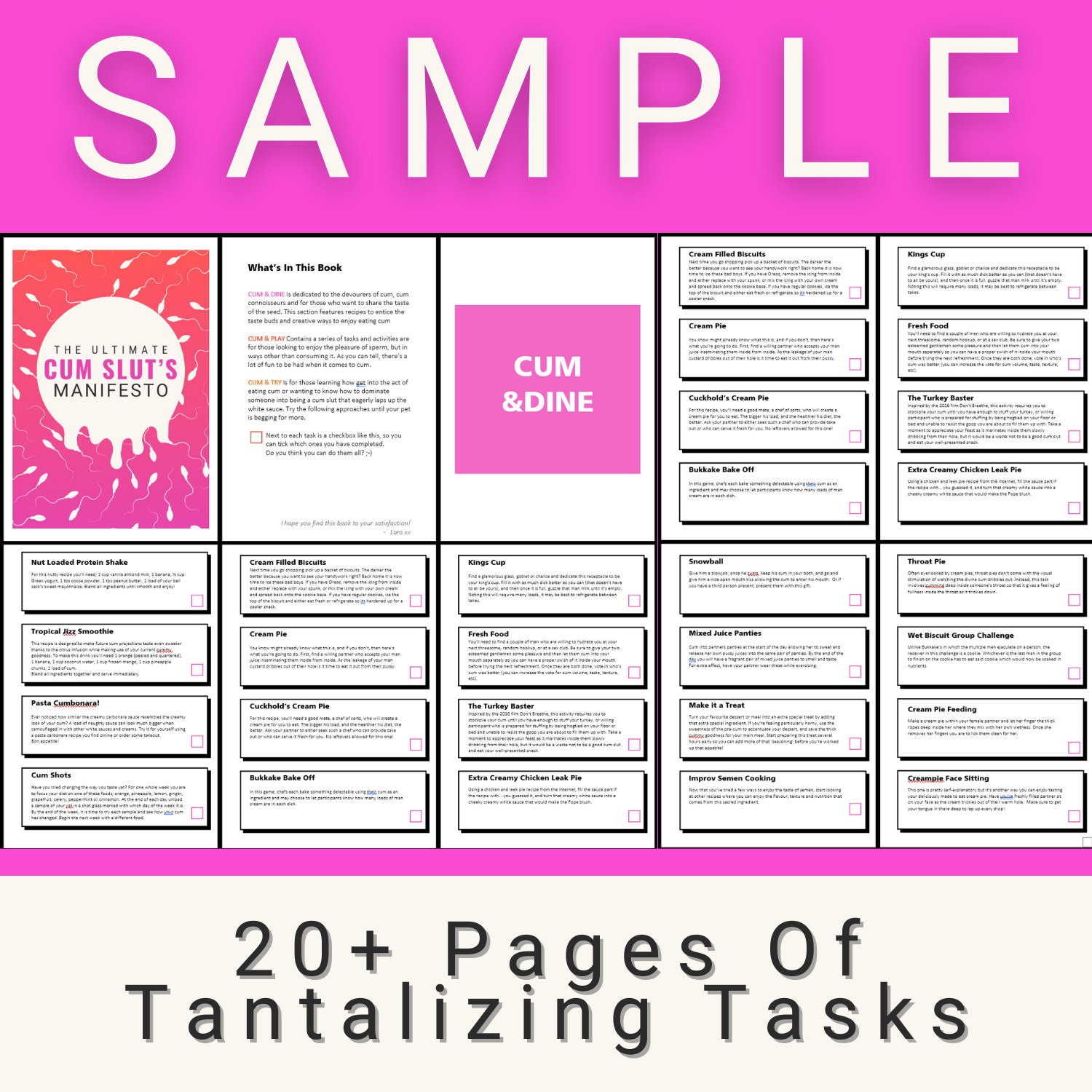 ULTIMATE CUM SLUT Bundle - Over 90+ Freaky Ways to Enjoy Cum Worship - Etsy