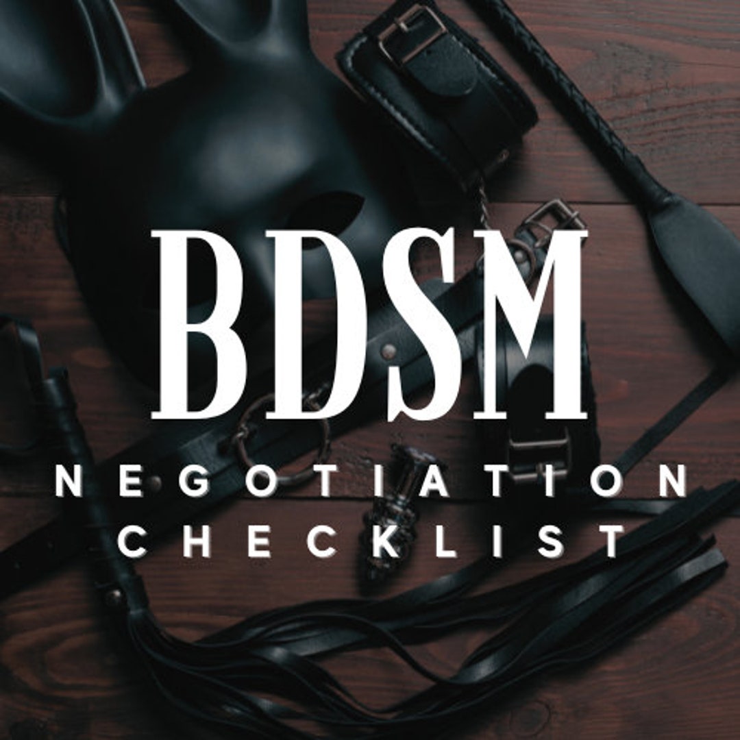 INTERACTIVE BDSM CHECKLIST Negotiate the Limits and Kinky Preferences of Your Partner for Better ...
