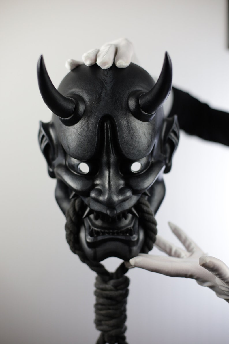 Hannya Japanese Mask Oni Demon Mask Samurai Ninja Mask Theater Kabuki ...