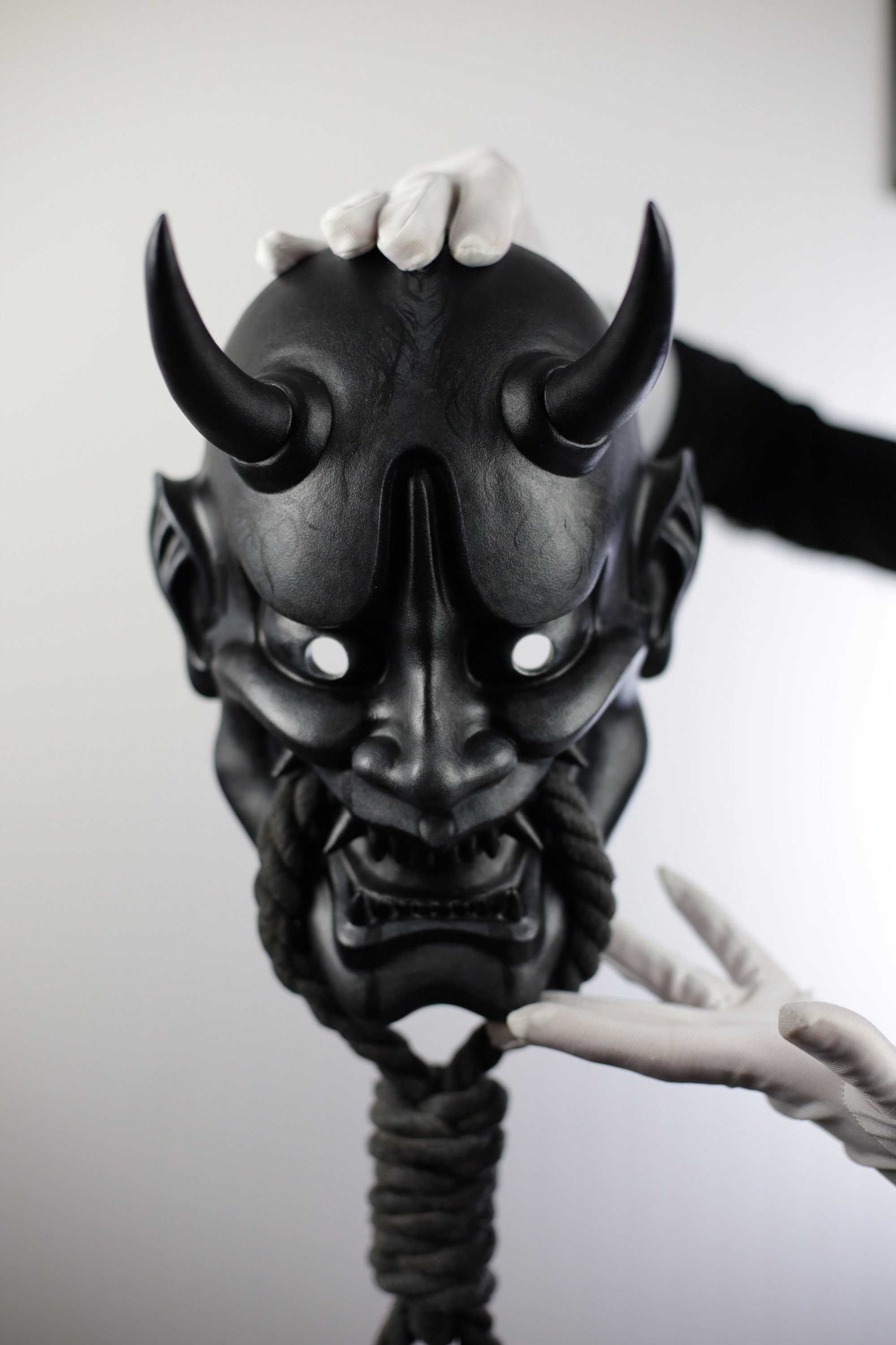 Hannya Japanese Mask Oni Demon Mask Samurai Ninja Mask Theater Kabuki ...