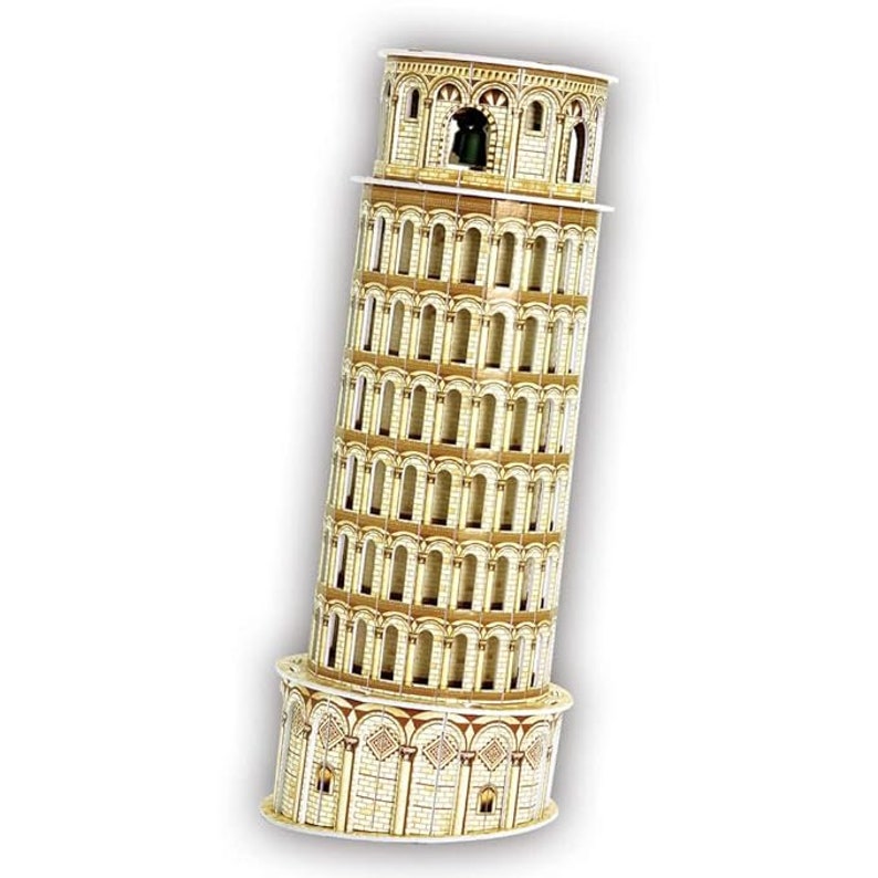 Leaning Tower of Pisa 3D Puzzle | DIY Architectural Masterpiece | CNC ...