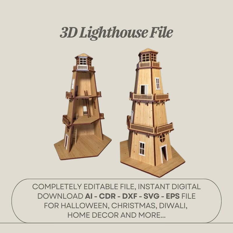 Lighthouse Puzzle - Etsy