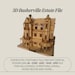 Baskerville Hall Estate 3D Puzzle File | Cnc, Laser Cut, Cricut | Ai ...