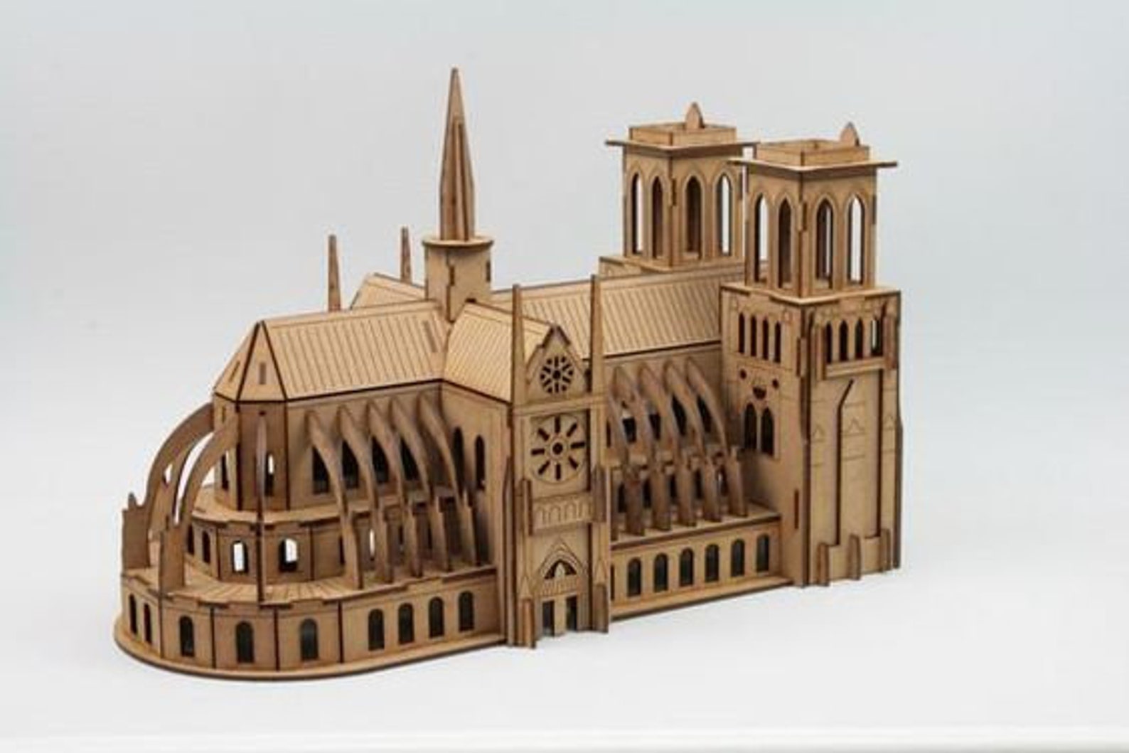 Notre Dame 3D Puzzle: Laser Cut Files (digital Download) - Etsy