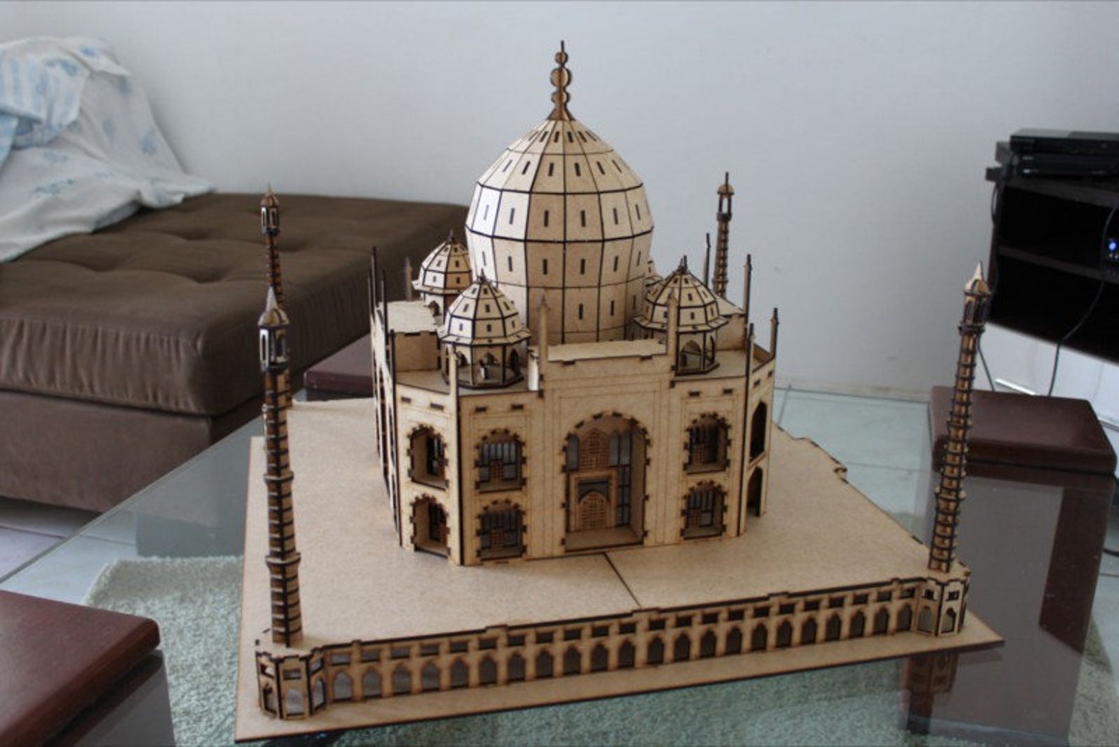 Taj Mahal 3D Puzzle for CNC, Laser Cut & Cricut Machines - Digital ...