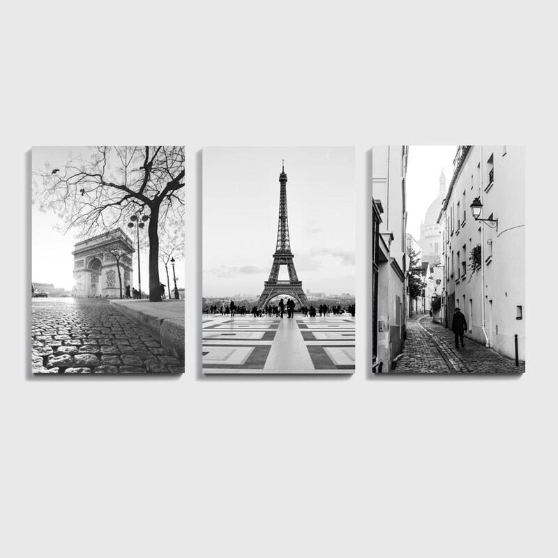 Triptych Architecture Art - Etsy