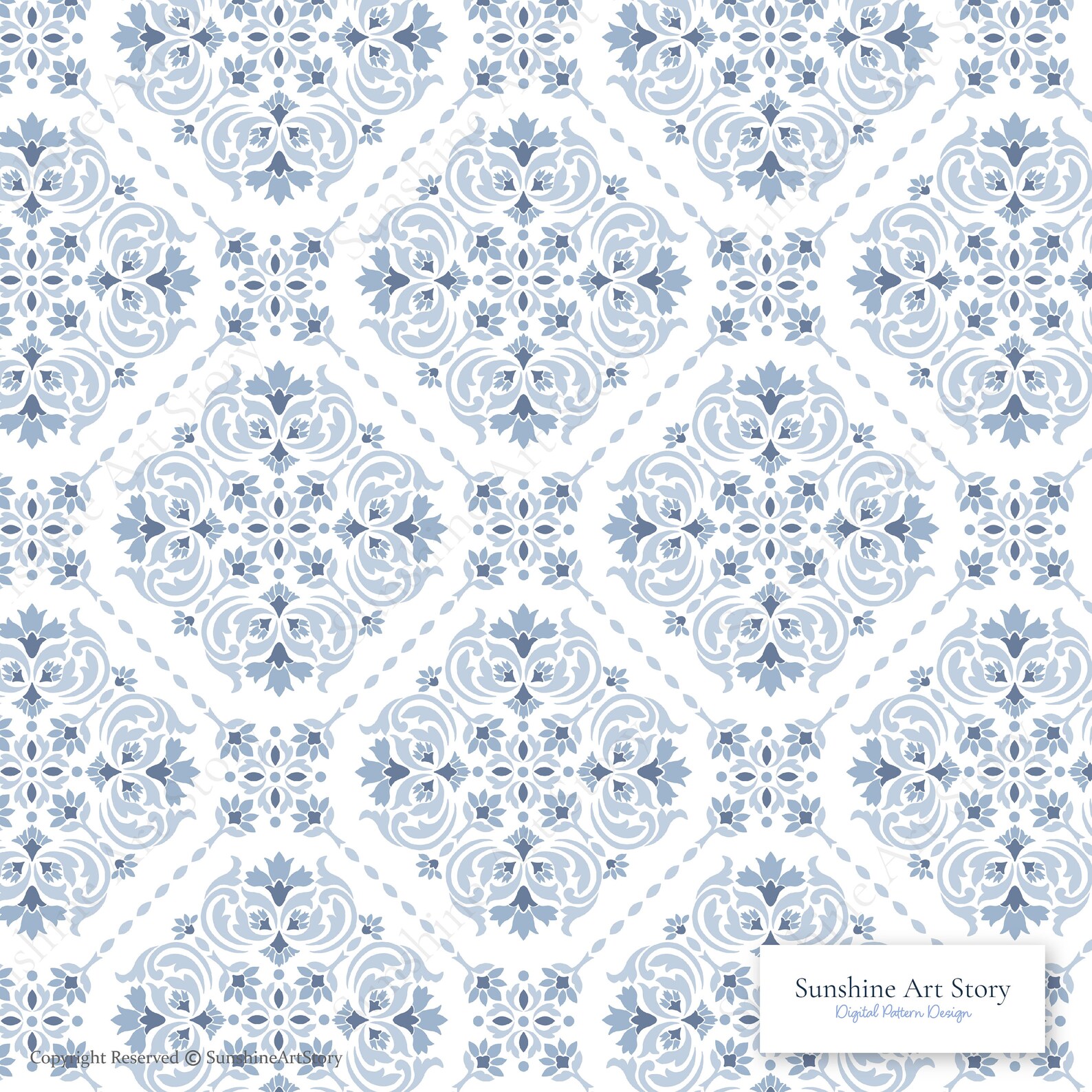 Medallion Pattern Damask Pattern Traditional Design Vector Repeat ...