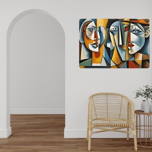 Portraits, Cubism, Digital Art, Picasso Style, Abstract, Expressionism ...