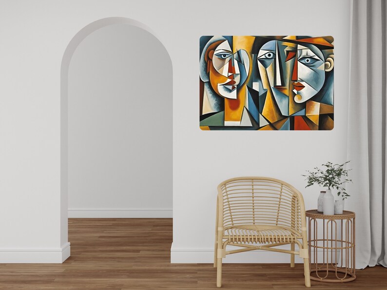Portraits, Cubism, Digital Art, Picasso Style, Abstract, Expressionism ...