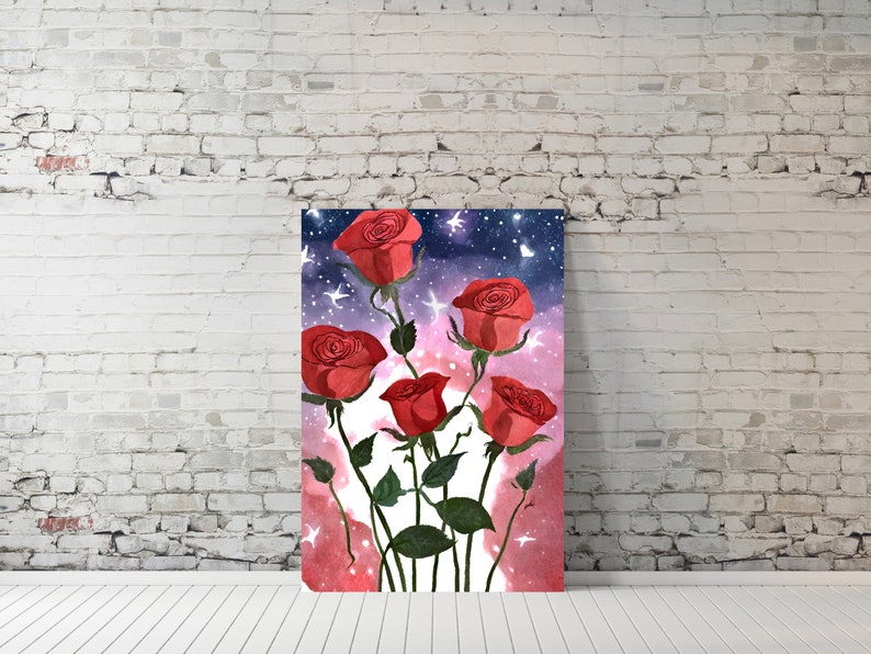 Infinite Petals, Stellar Roses, Rose Cosmos, Galactic Blooms,roses in ...