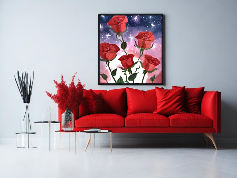 Infinite Petals, Stellar Roses, Rose Cosmos, Galactic Blooms,roses in ...