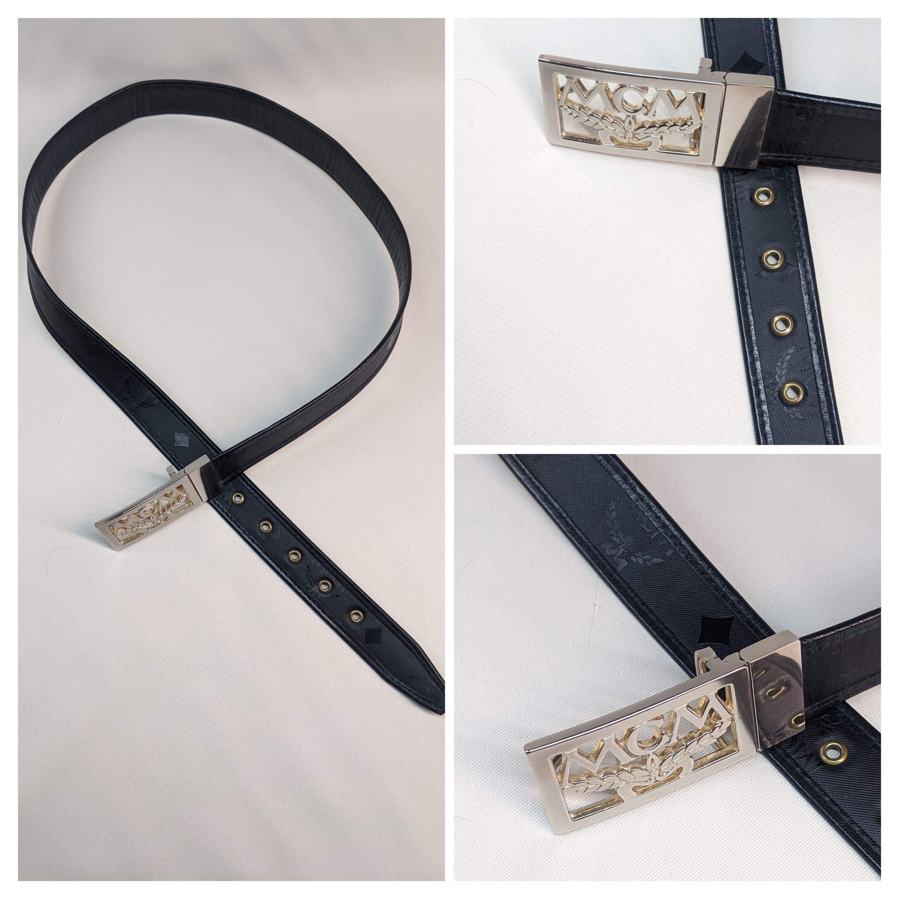 MCM Belt Monogram - Etsy