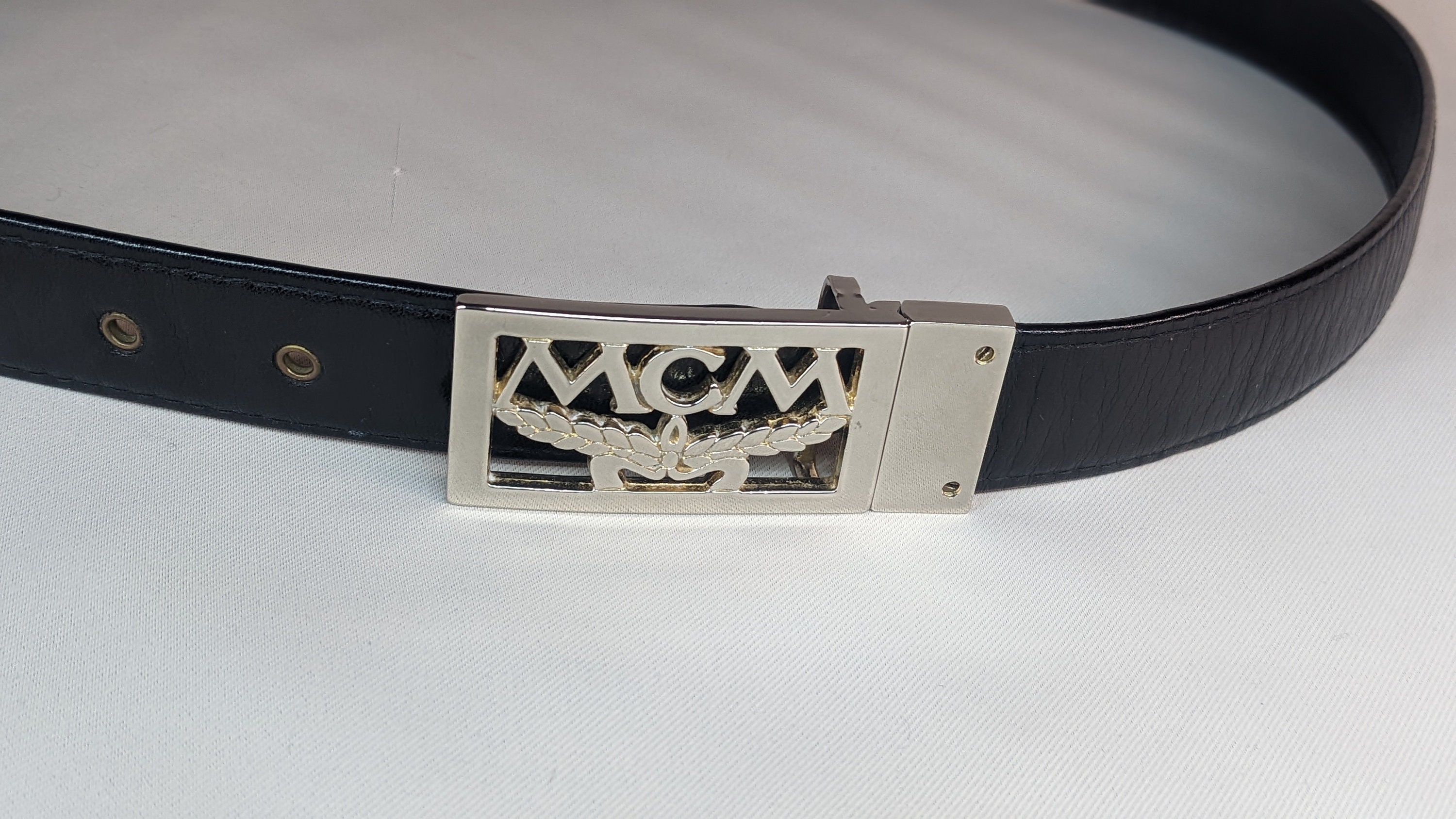 MCM Belt Monogram - Etsy