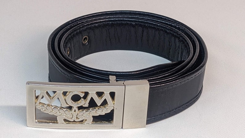 MCM Belt Monogram - Etsy