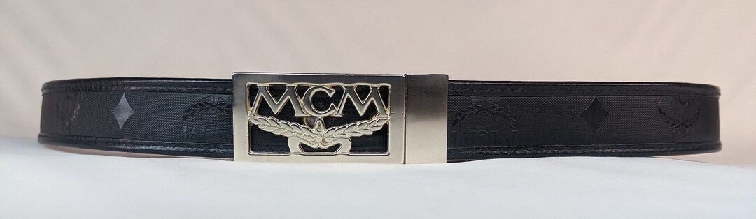 MCM Belt Monogram - Etsy