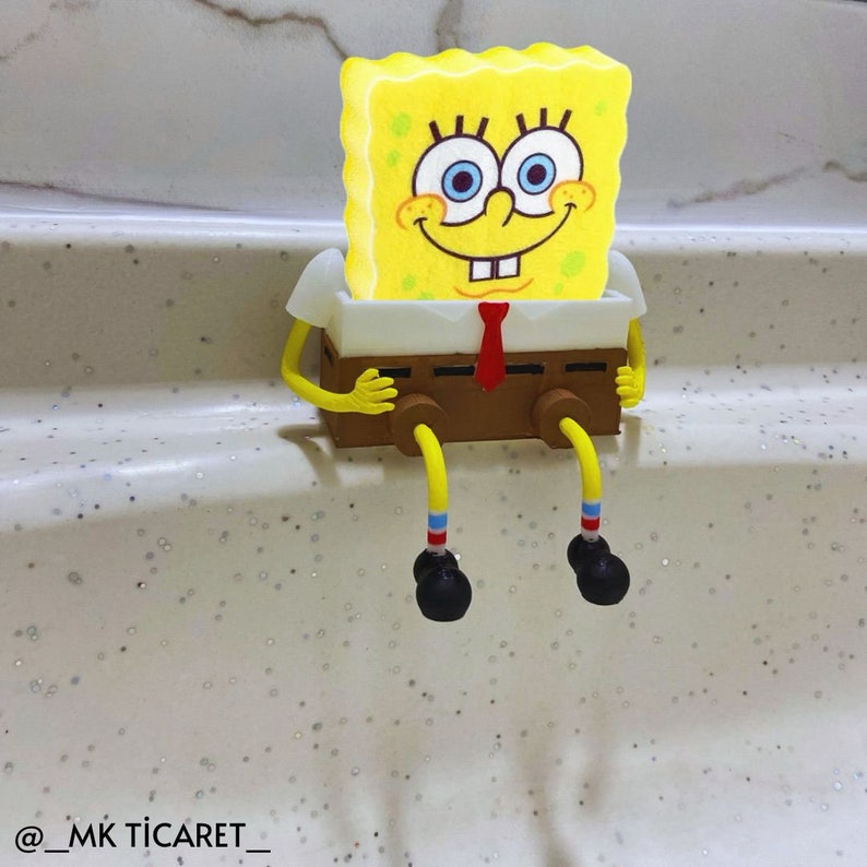 3d Sünger Bob Figürlü Bulaşık Süngerliği / 3D Spongebob Figure Dish ...