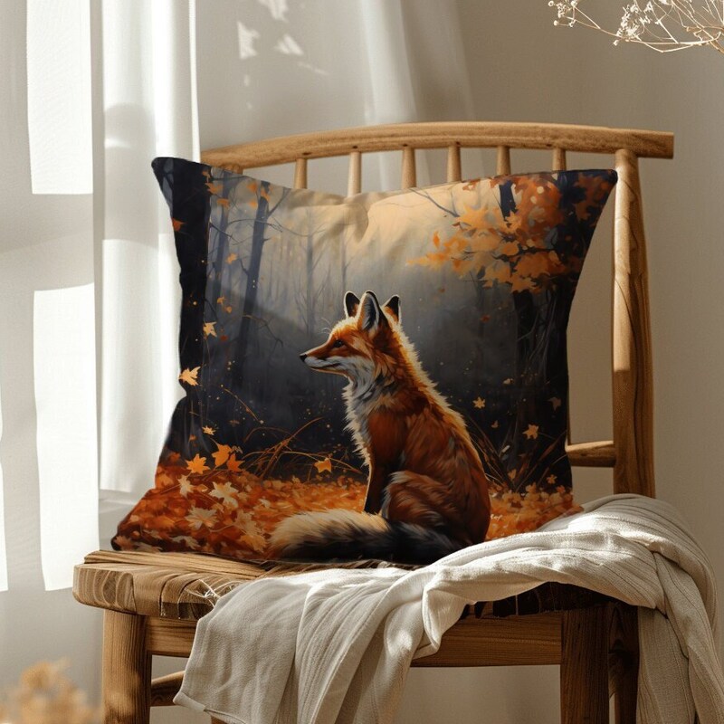 Fox Cushion - Etsy