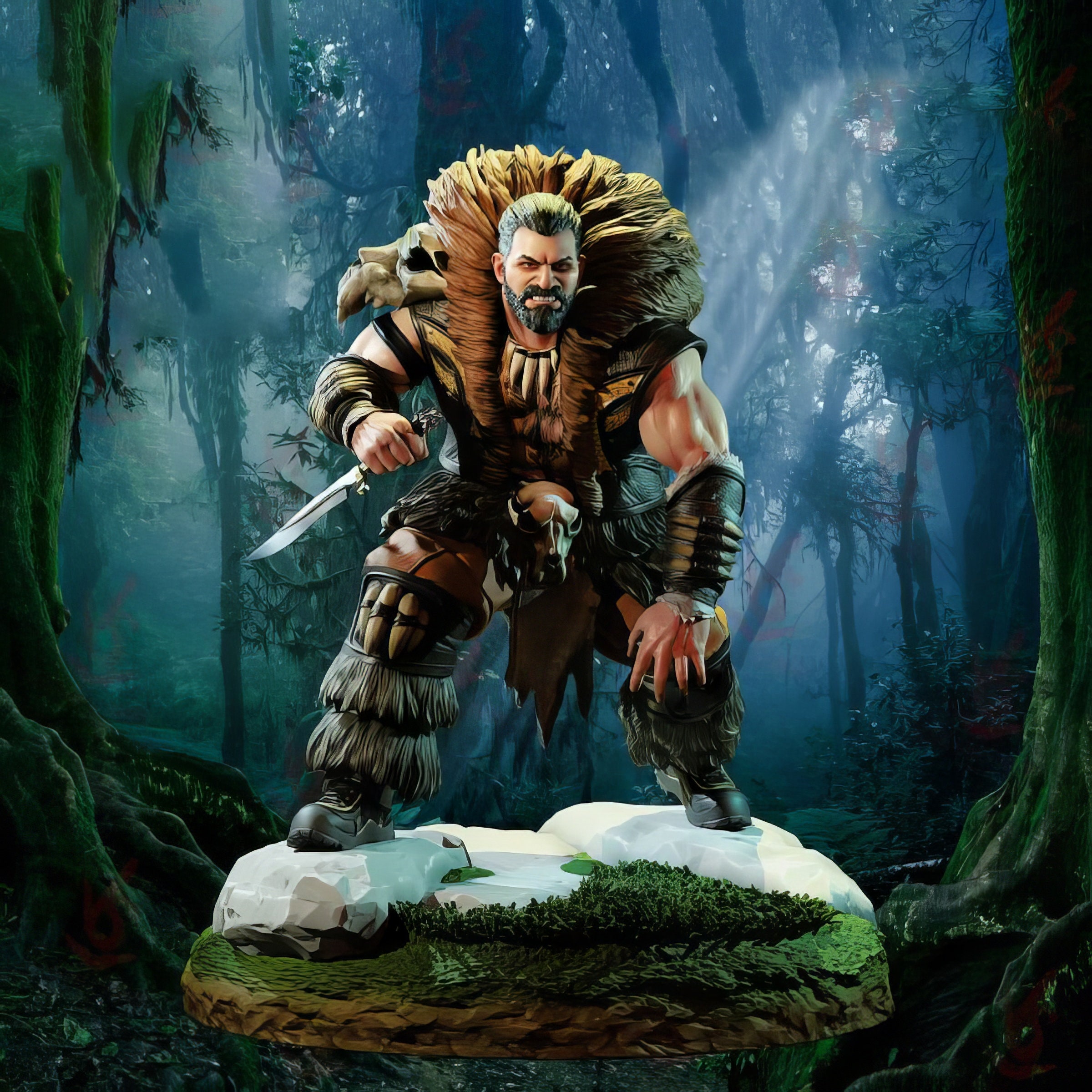 Kraven 3d Stl File for 3d Printer,figure Stl, 3d Stl, Super Hero ...