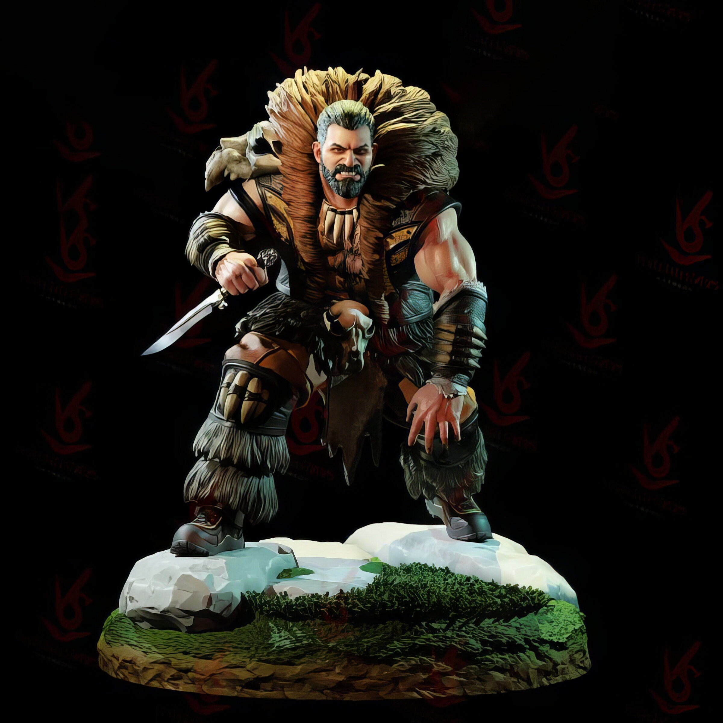 Kraven 3d Stl File for 3d Printer,figure Stl, 3d Stl, Super Hero ...