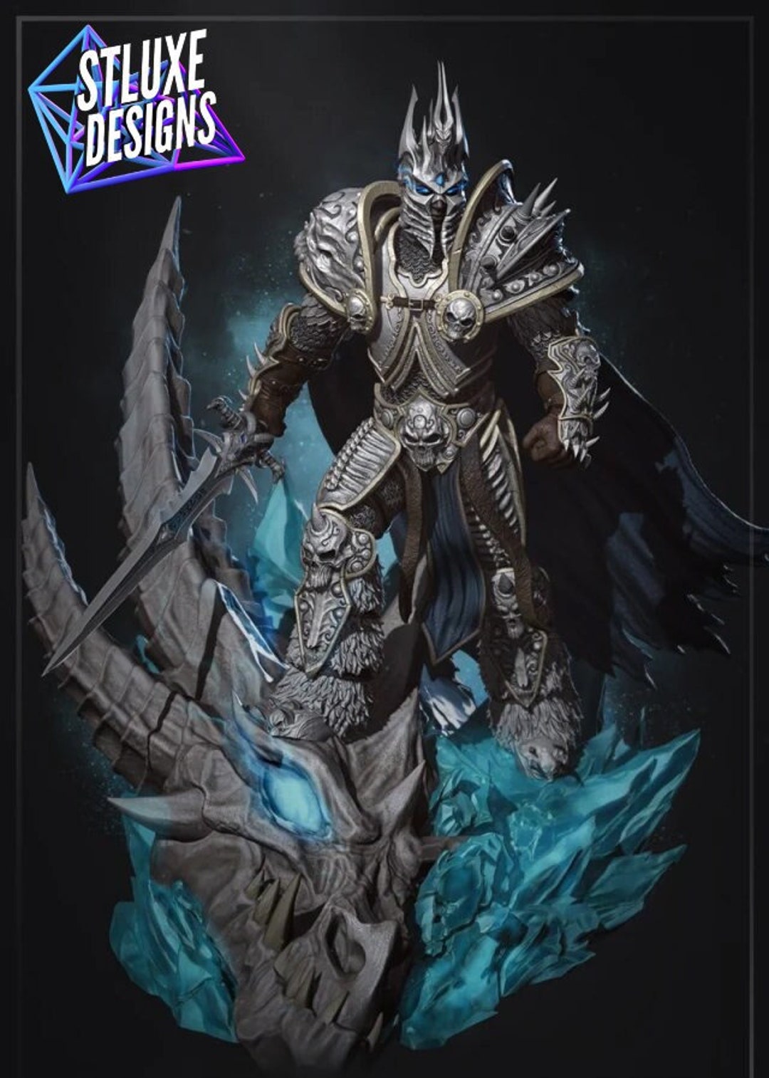 Arthas Comic Tv Series Movie Game Action 3D STL File Printer,figure Stl ...