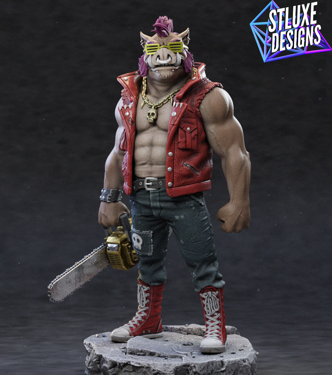 TMNT Bebop STL File for 3D Printing,tmnt Stl,tmnt Miniatures STL File ...