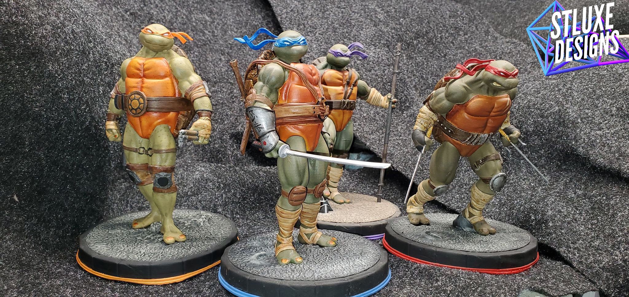 TMNT Bundle STL File for 3D Printing,tmnt Stl,tmnt Miniatures STL File ...