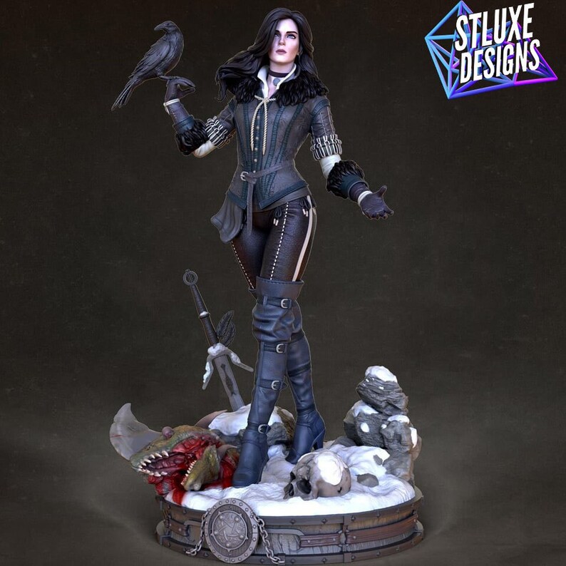 Yennefer From the Witcher Stl 3d Printing, Figure Stl, Model Stl - Etsy ...