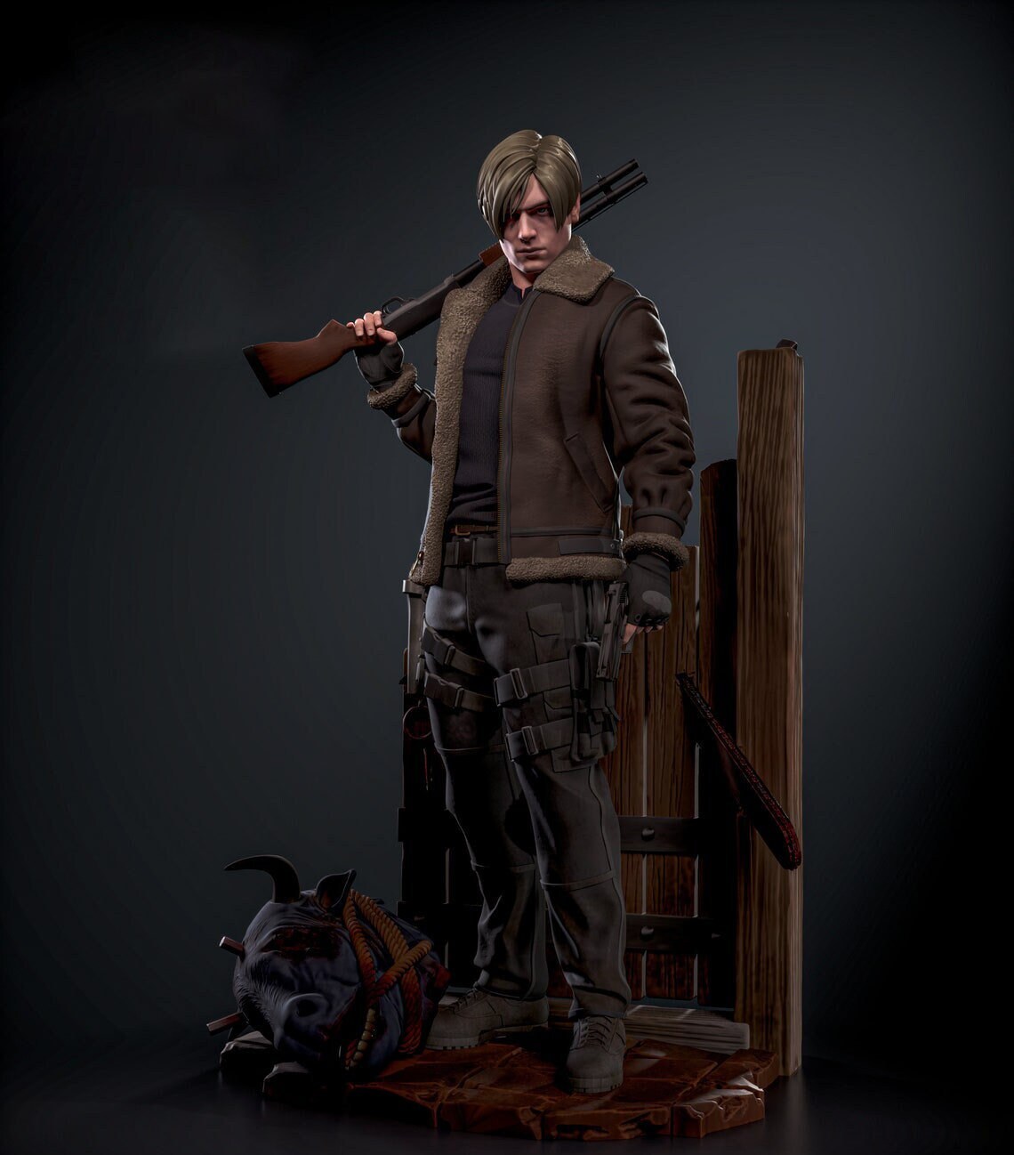 Leon 3d Stl File for 3d Printing,high Quality Stl, Figure Stl, 3d Stl ...